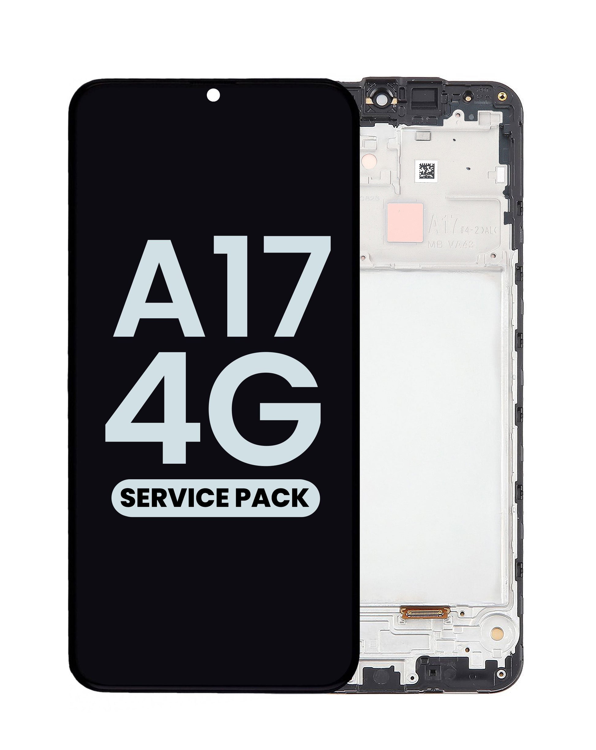 OLED Assembly with Frame for Galaxy A17 4G (A175 / 2025) (Service Pack ...
